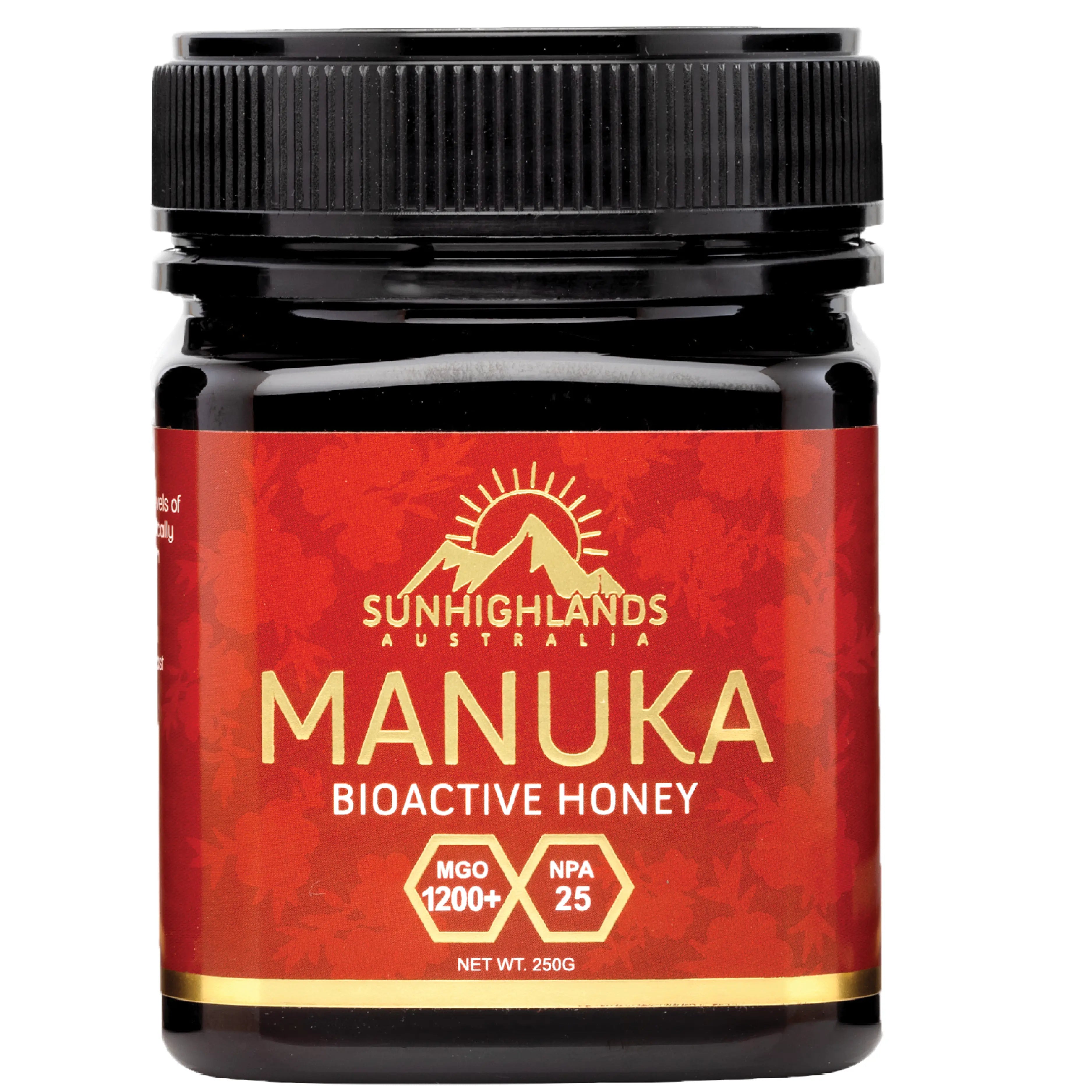 Manuka Honey MGO 1200+ 250g – Sunhighlands Australia